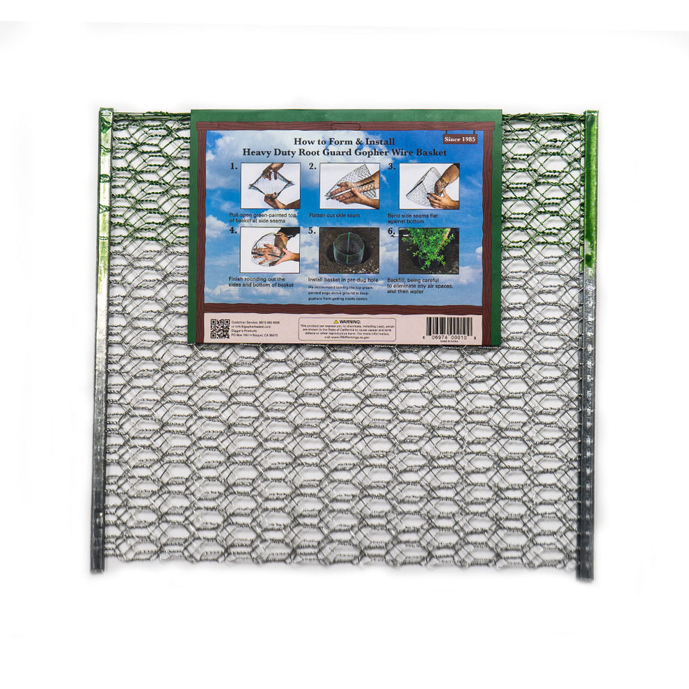 1 Gallon Root Guard Heavy Duty Gopher Wire Basket, 2-pack – Digger's ...